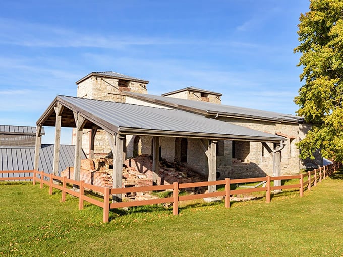 Standing before these blast furnace ruins feels like discovering the Death Star if it was built from limestone and powered by charcoal.