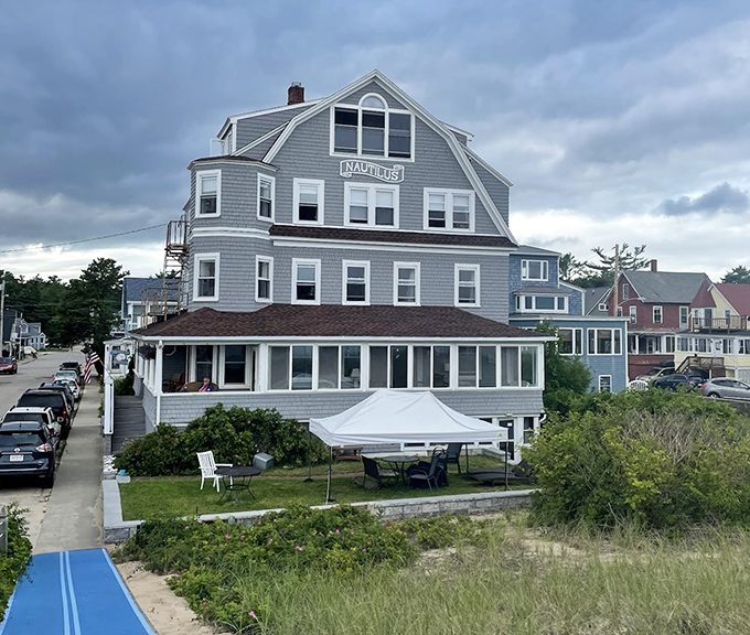 The Nautilus presides over Ocean Park's shoreline like a grand dame of hospitality, her ocean-facing rooms promising lullabies composed by waves.