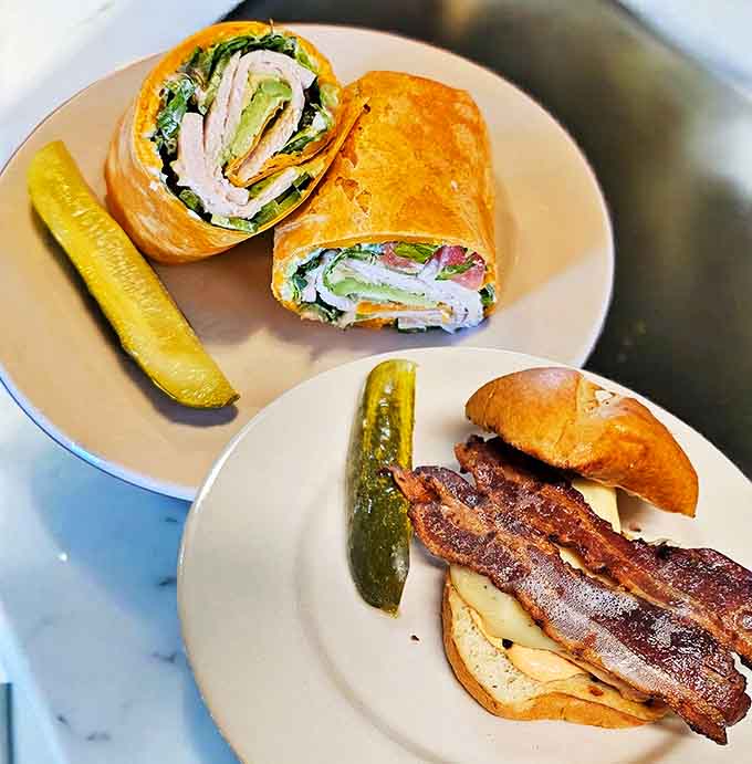 Wraps and sandwiches that prove lunch doesn't have to be boring, even when you're not being haunted.