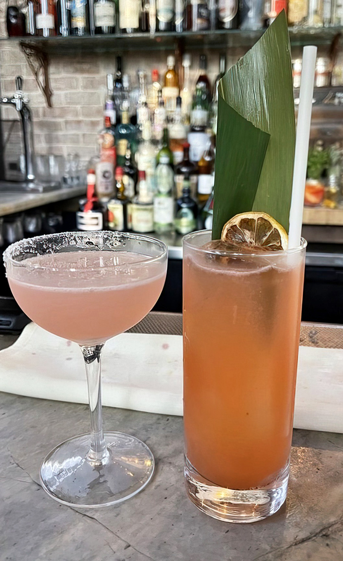 Pink and pretty doesn't mean lightweight &ndash; this cocktail packs a sophisticated punch beneath its Instagram-worthy appearance.