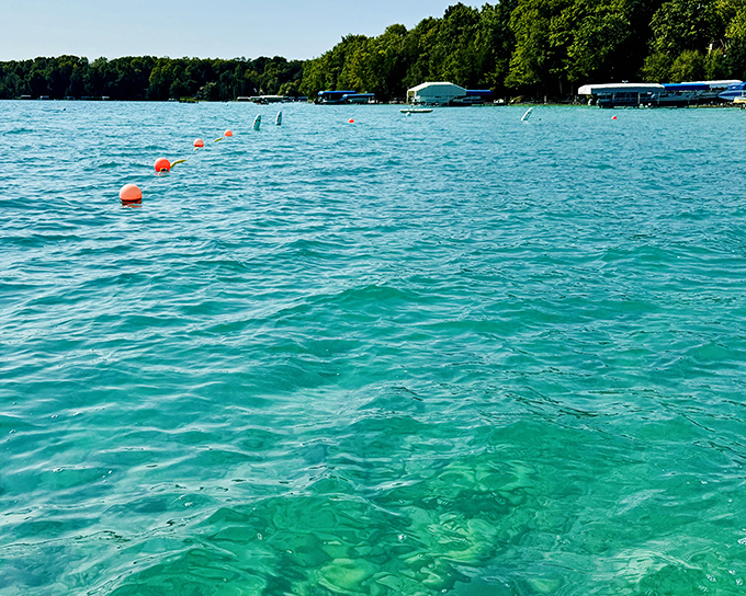 The kind of water view that makes you question reality, "Are we still in Michigan?" is the day's most common question.