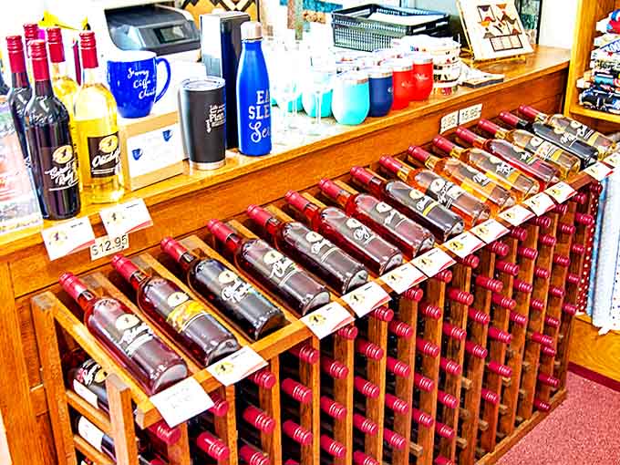 Who knew shopping could be this fun? Wine and crafting merchandise &ndash; because creativity flows better with a glass nearby.