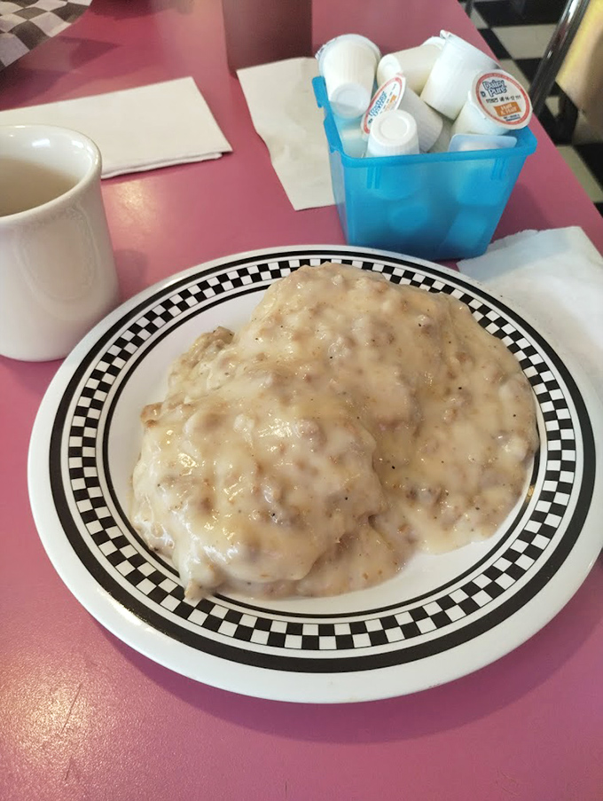 Southern comfort on a plate &ndash; these fluffy clouds of dough swimming in peppery gravy could convert any Northerner.