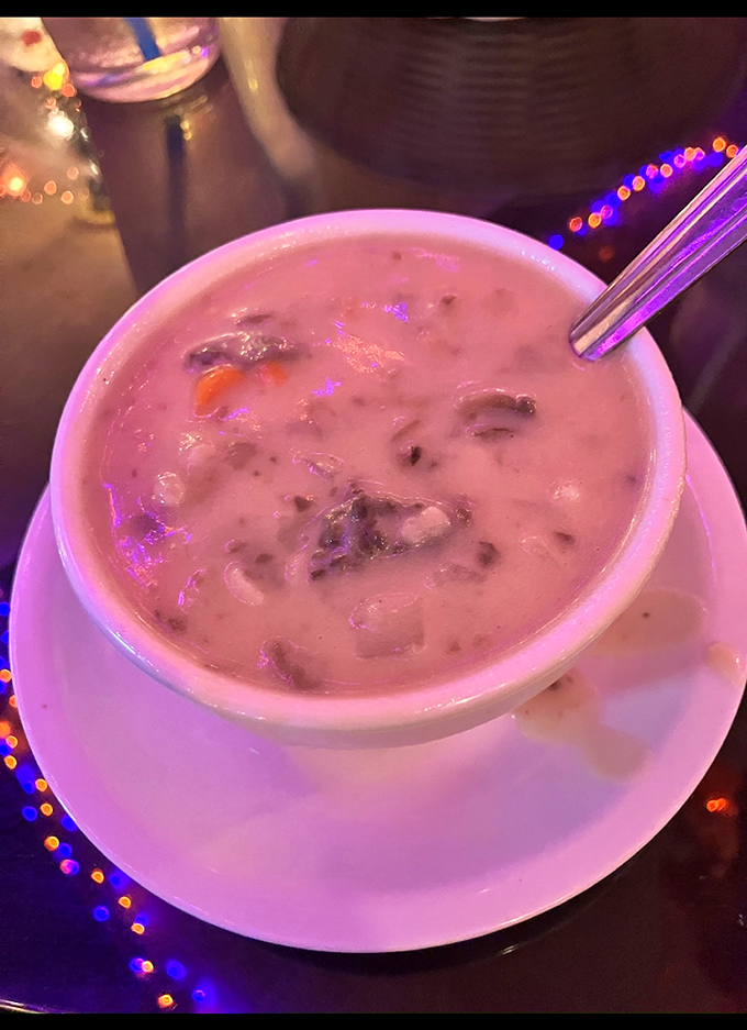 Creamy clam chowder that might not be traditionally Polish but still manages to comfort like an old friend on a cold Michigan day.