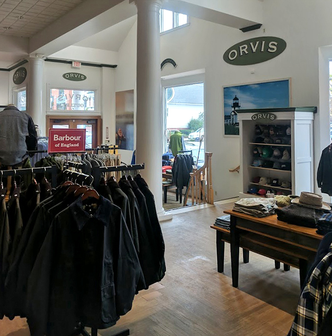 Orvis offers the finest in "looking outdoorsy while actually staying indoors" fashion. Clothes that say "I could catch a fish" without getting wet.