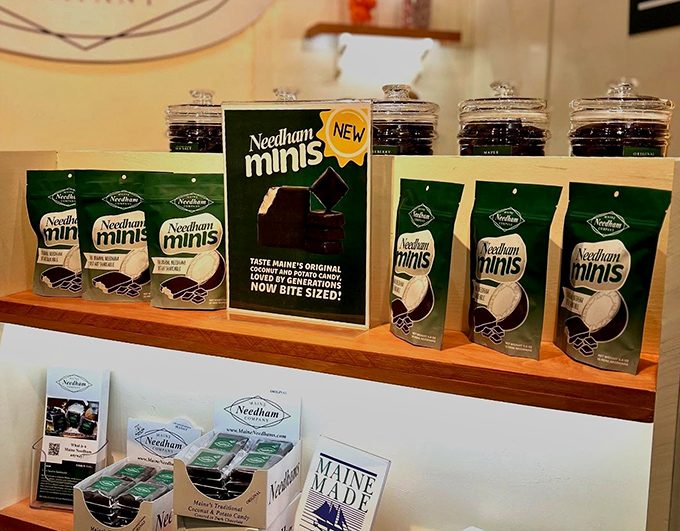 Needham Minis offer bite-sized bliss for those who want to sample multiple flavors without the commitment of full squares.