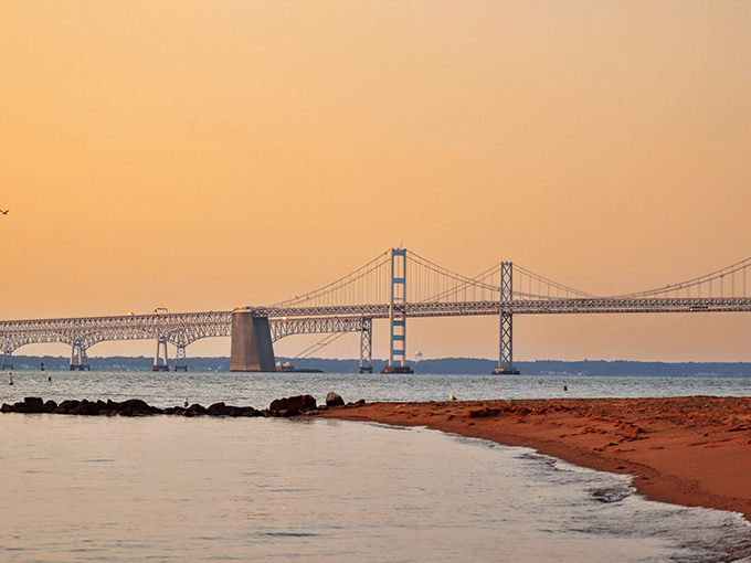 The Chesapeake Bay stretches to the horizon in shimmering blue. America's largest estuary offers views that soothe the soul and inspire adventure.