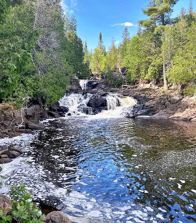 George Crosby Manitou State Park offers peaceful waterfall views away from crowds, perfect for nature lovers.