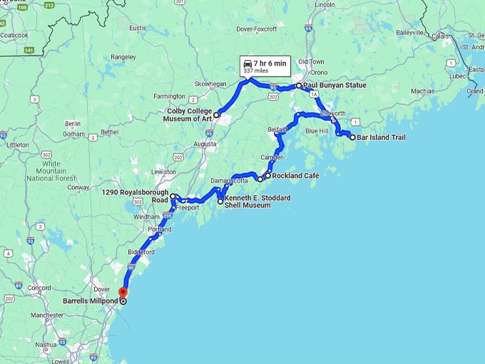 8 hidden gems maine 10 map