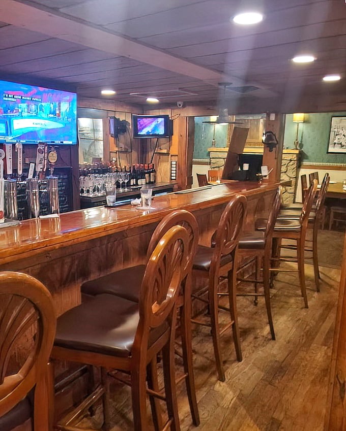 The bar&mdash;where strangers become friends and regulars are treated like royalty. Wood that's absorbed decades of good times and better stories.