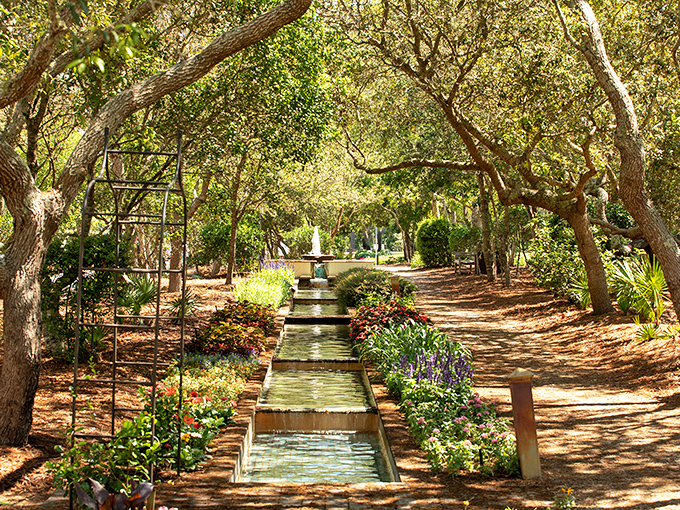 Gardens that make you wonder if plants have better real estate agents than humans do &ndash; prime waterfront property with perfect drainage.