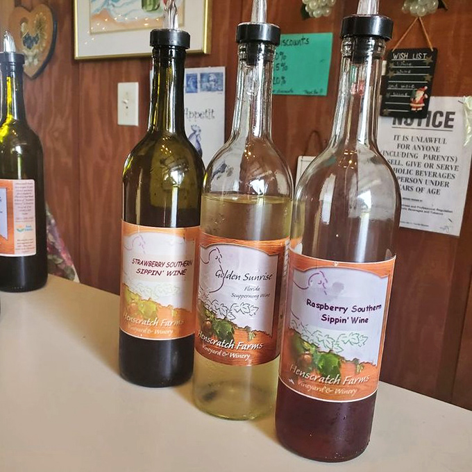 Golden Sunrise wine lives up to its name with a color that captures Florida sunshine in a bottle &ndash; liquid optimism, anyone?