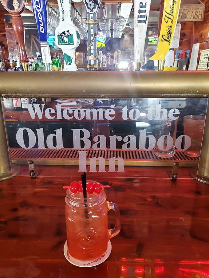 Mason jar cocktails bring rustic charm to the bar's offerings&mdash;though some swear they've seen these drinks stir themselves when no one's looking.