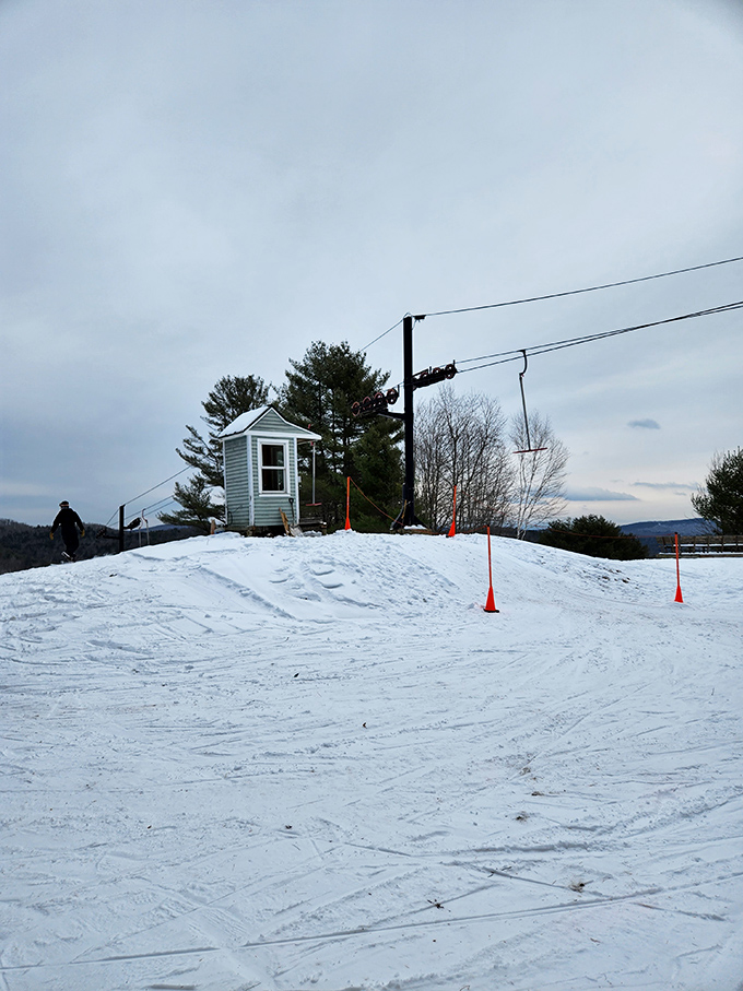 This humble ski lift might lack the glamour of mega-resorts, but it delivers authentic winter joy that money simply cannot buy.