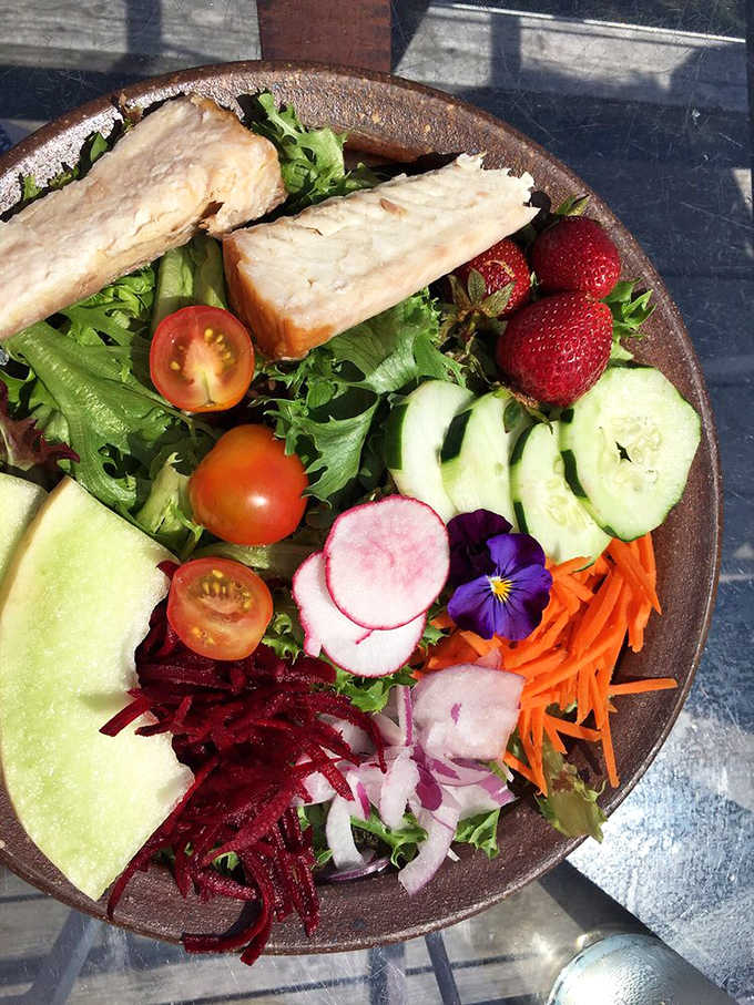 A garden on a plate &ndash; this smoked whitefish salad transforms Lake Superior's bounty into a vibrant composition that's almost too beautiful to disturb.