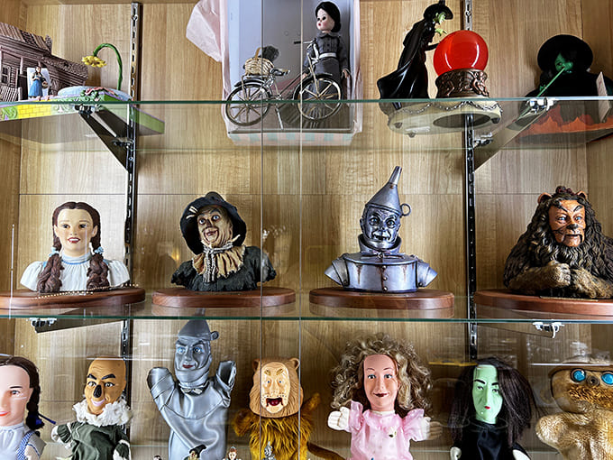 This collection of character busts captures everyone from Dorothy to the Wizard himself, like a high school reunion for Oz residents.