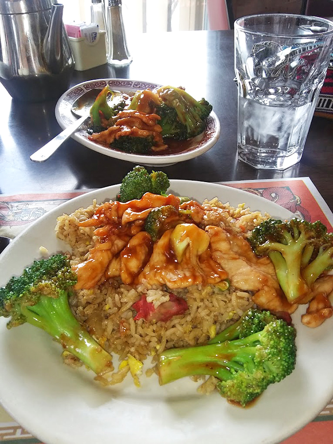 Chicken and broccoli living in perfect harmony &ndash; like the best roommates ever, they bring out the best in each other.