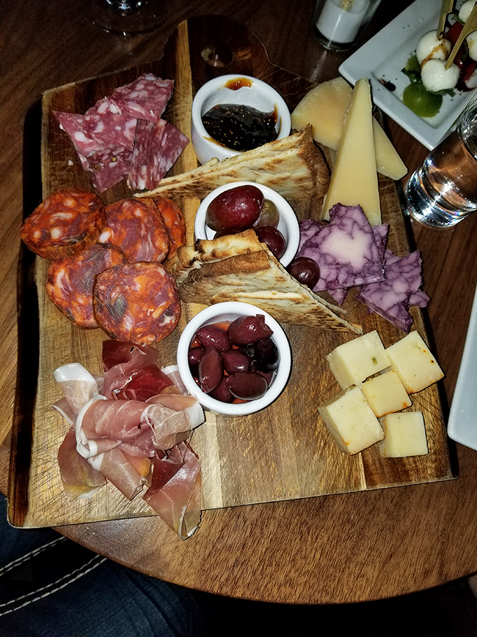 A feast for the eyes before it becomes a feast for the palate: This charcuterie board showcases Wisconsin's finest alongside Mediterranean classics.