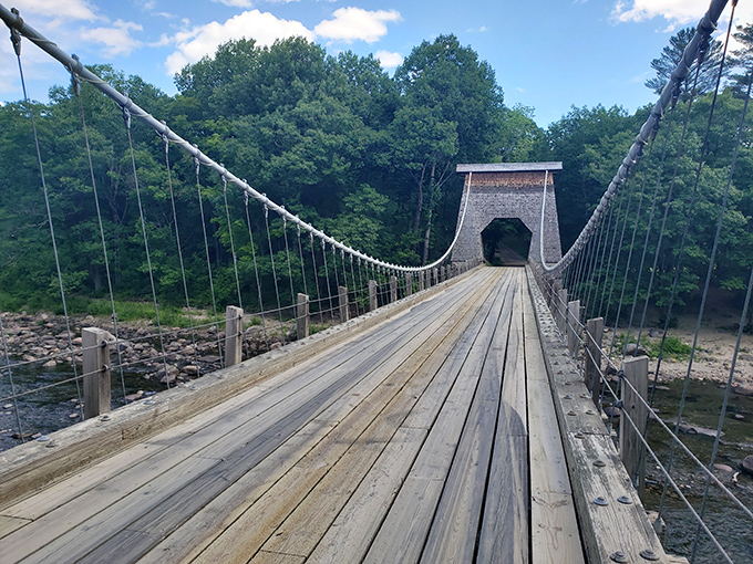 Each wooden plank tells a story of countless crossings &ndash; from horse-drawn carriages to modern vehicles, all supported by 19th-century ingenuity.