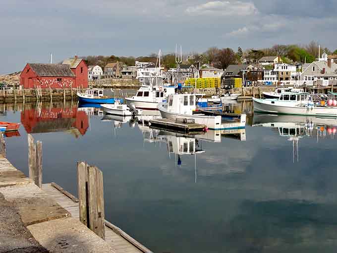 Rockport's working harbor still looks remarkably similar to how it appeared when Casper was filmed here decades ago.