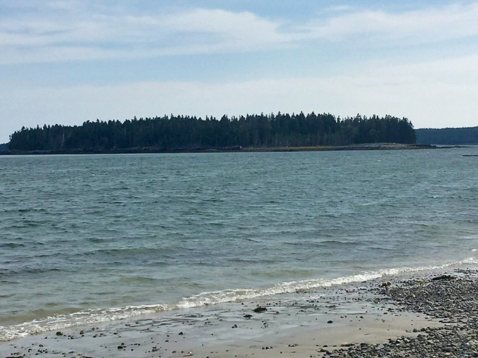 Roque Bluffs offers a perfect crescent of beach, where forest meets shore in a quintessential Maine landscape.