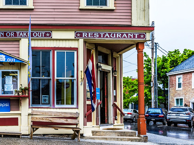 Castine's colorful buildings cascade down to the harbor, creating a vibrant fishing village that's as functional as it is picturesque.