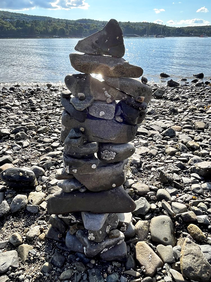 Rock stacking: the original Instagram filter before smartphones ruined our attention spans.
