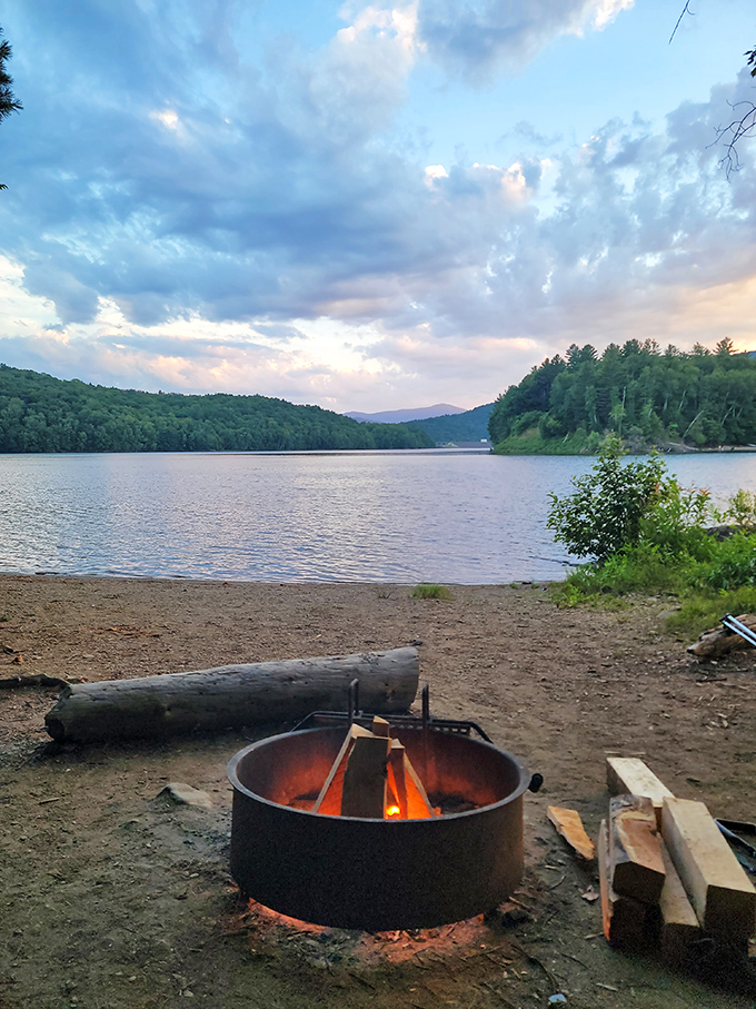 As twilight settles over the reservoir, campfires become beacons of warmth and storytelling &ndash; s'mores assembly required, ghost stories optional.