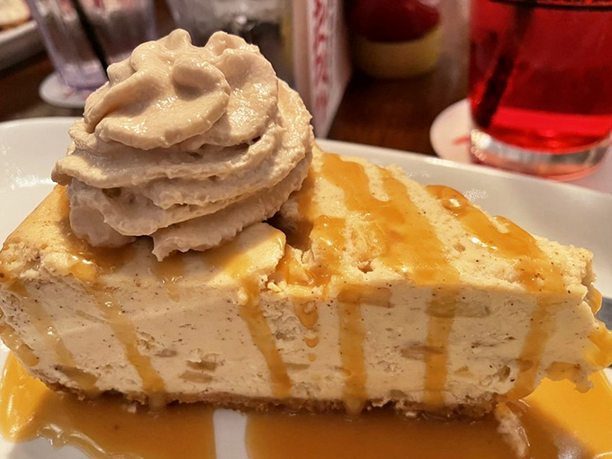 Caramel apple cheesecake that makes you close your eyes when you take the first bite – creamy, tangy, sweet, and utterly unforgettable.