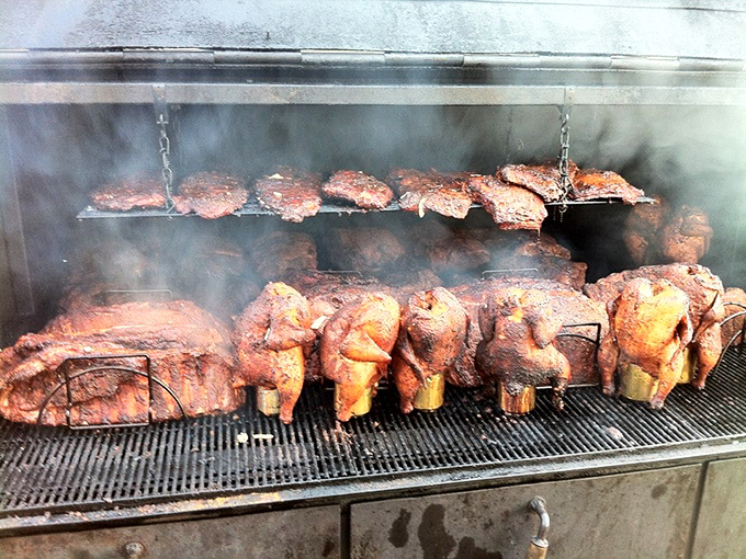 Low and slow is the only way to go &ndash; this BBQ setup promises meat so tender it practically surrenders to your fork.