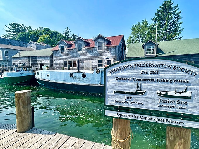 The Fishtown Preservation Society ensures these working vessels and historic shanties will continue telling their stories for generations to come.