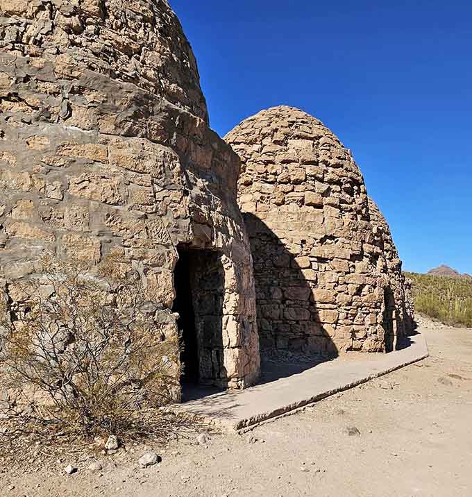 The dark entrance beckons like a portal to the past, though stepping inside requires respect for both history and structural integrity.