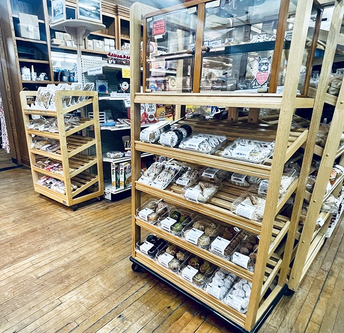 Fresh bread and pastries line up like they're auditioning for your breakfast table, each one promising to make your morning significantly better than any drive-through ever could.