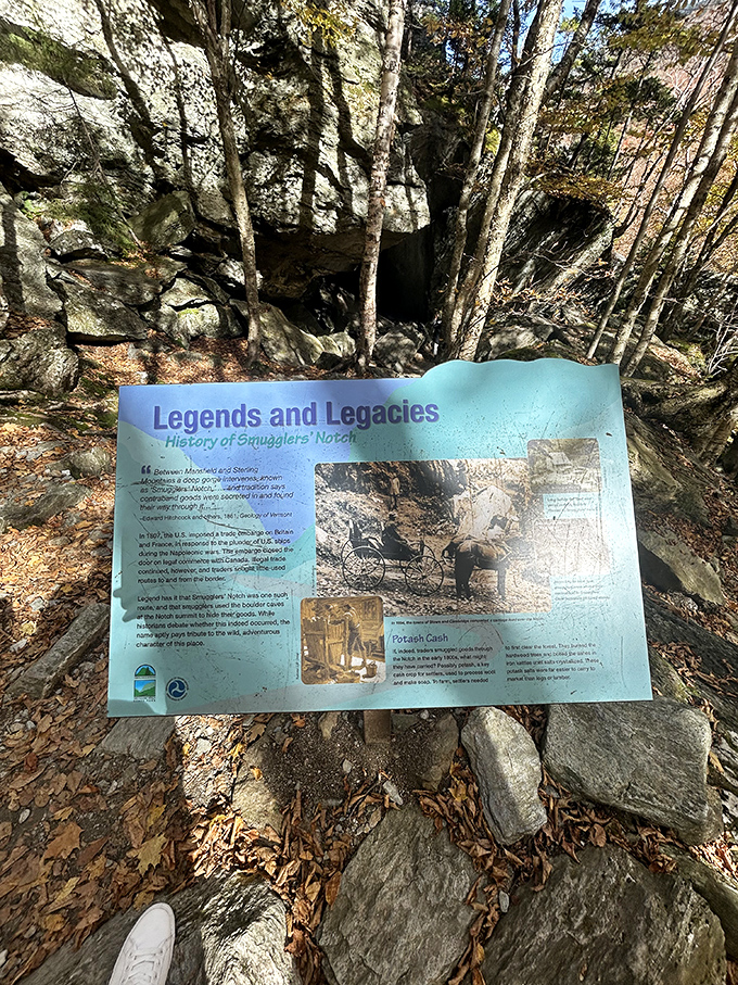 History lives in these rocks &ndash; where prohibition-era smugglers once carried contraband, tourists now carry water bottles and cameras.