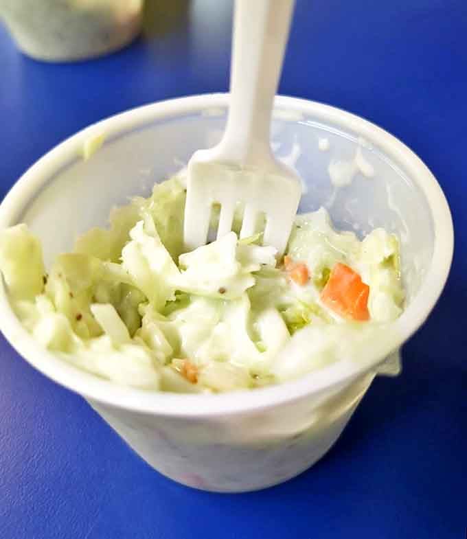 Even the coleslaw gets the Lawry's treatment&mdash;crisp, fresh, and the perfect counterpoint to the richness of their signature pasties.