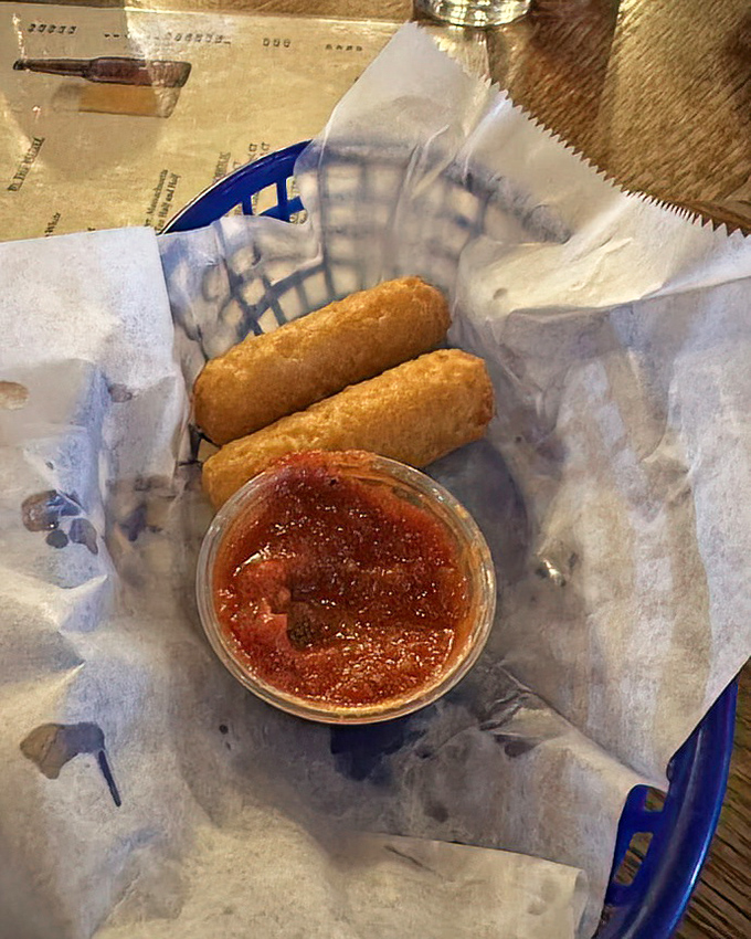 These mozzarella sticks aren't your average appetizer &ndash; hand-breaded, perfectly melty, and served with marinara that tastes like someone's Italian grandmother is in the kitchen.