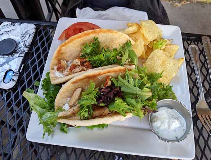 Tacos deliver handheld satisfaction with fresh ingredients and thoughtful preparation that respects this Southwest staple.