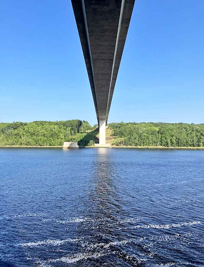 Looking up from below makes you appreciate the engineering genius that went into this structure.