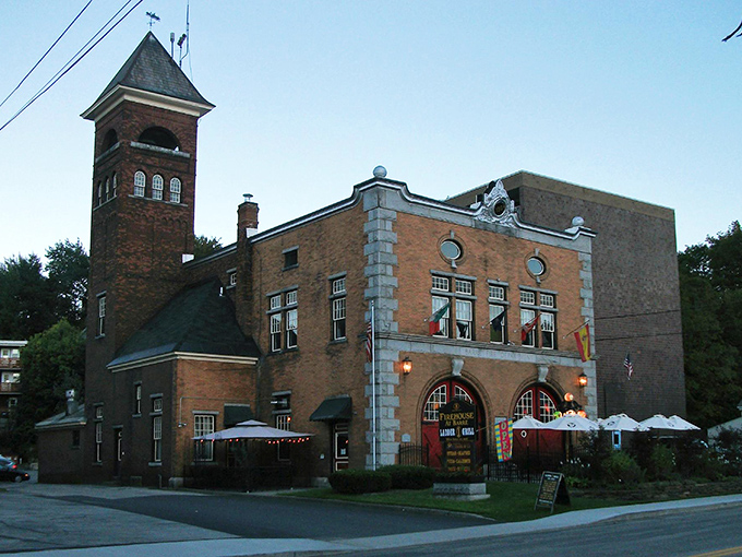 The Firehouse Inn cleverly preserves its firefighting heritage while offering modern comforts &ndash; those arched doorways once welcomed horse-drawn fire engines!