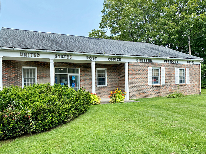 Even Chester's Post Office refuses to be ordinary &ndash; this brick building serves as both mail center and community hub where locals exchange news.