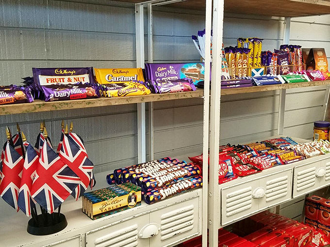 A chocolate lover's paradise &ndash; imported British candies that make American chocolate bars seem like distant cousins.