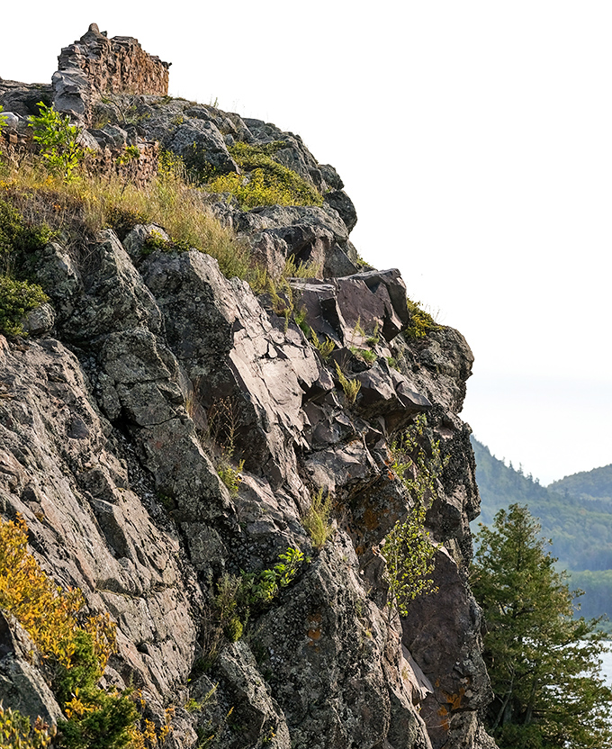 Living on the edge: Ancient rock formations create dramatic cliffs that have withstood billions of years of Earth's patient sculpting.