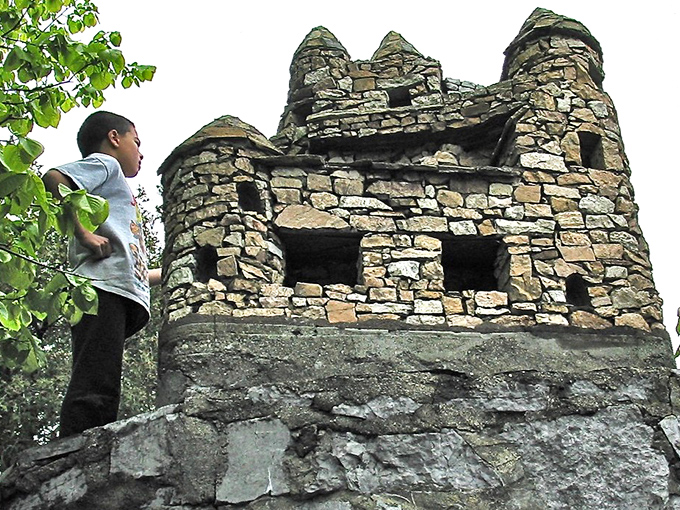 A child's perspective makes these miniature castles seem almost life-sized &ndash; magical kingdoms waiting to be explored.