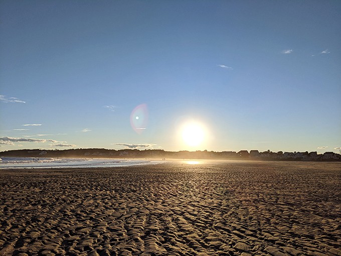 Classic New England coastal charm lines Beach Avenue, where bicycles and flip-flops are the preferred transportation during summer months.