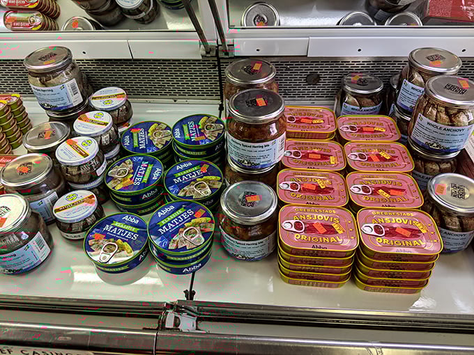 Tinned fish isn't just food here &ndash; it's a cultural institution, lined up like soldiers ready for culinary duty.