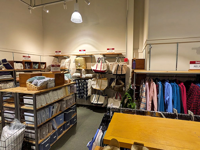 Every corner of Freeport shops tells a story – usually one that ends with "and then I bought it in three different colors."