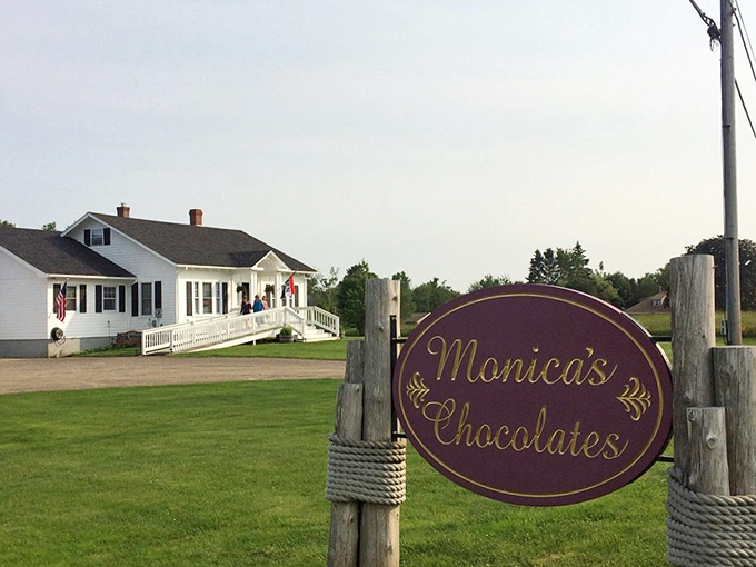 Behind the welcoming facade of Monica's Chocolates lies a treasure trove of handcrafted treats featuring Maine's finest ingredients.