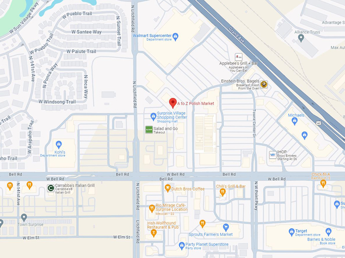 a to z polish market 10 map