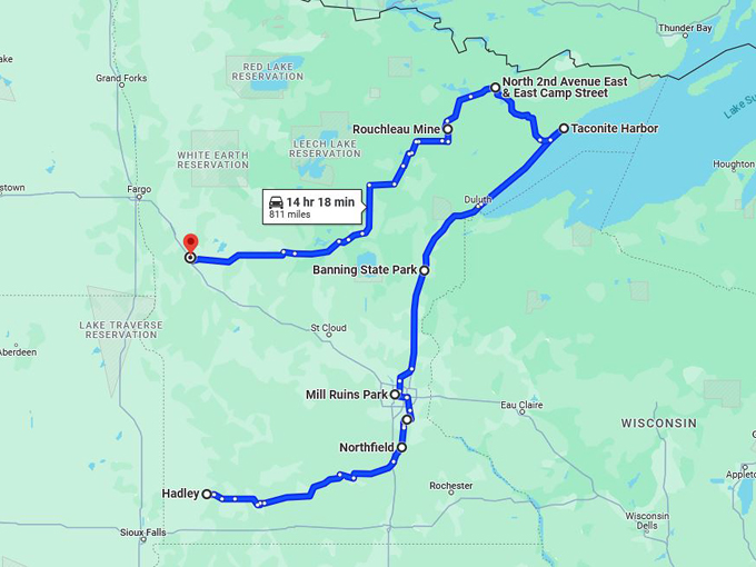 abandoned places mn 10 map