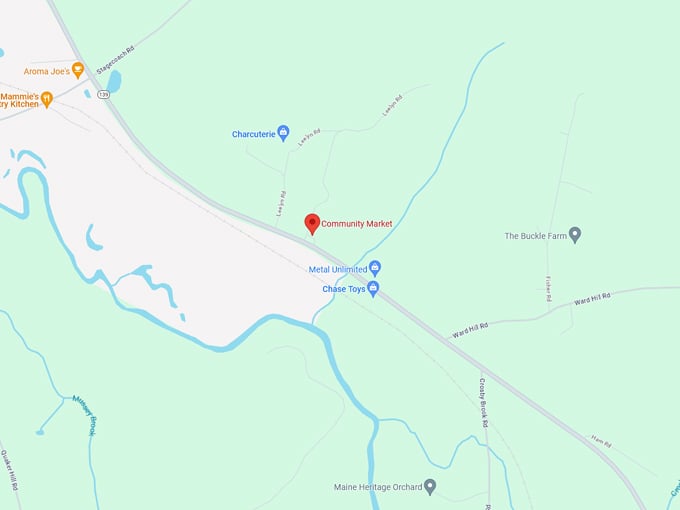 amish community market and bakery map